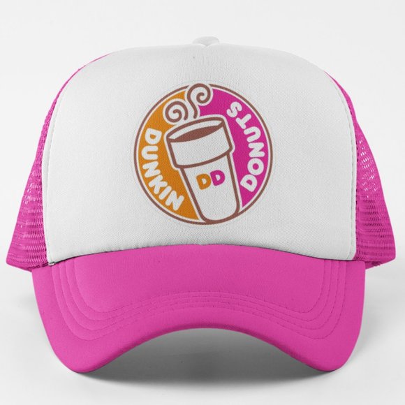Accessories | New Dunkin Donuts Foam Trucker Mesh Snapback Hat 2tone ...